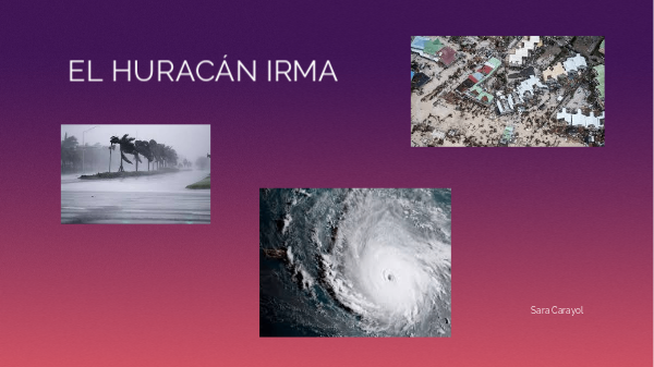 Huracán Irma | Genially