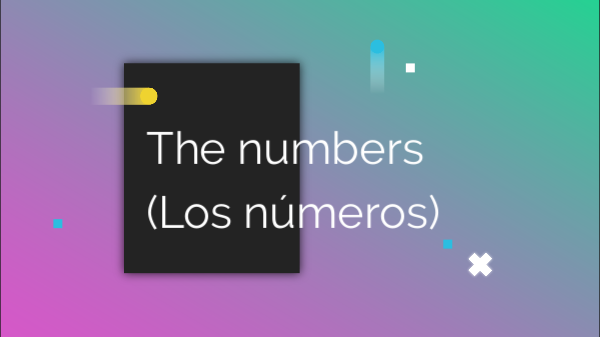 the numbers | Genially