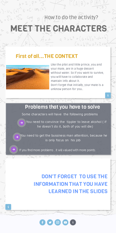 THE ACTIVITY | Genially