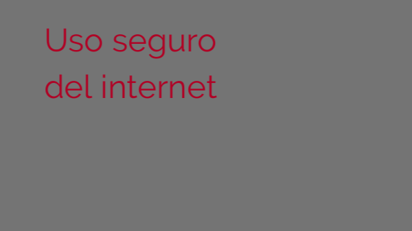 Uso seguro del internet