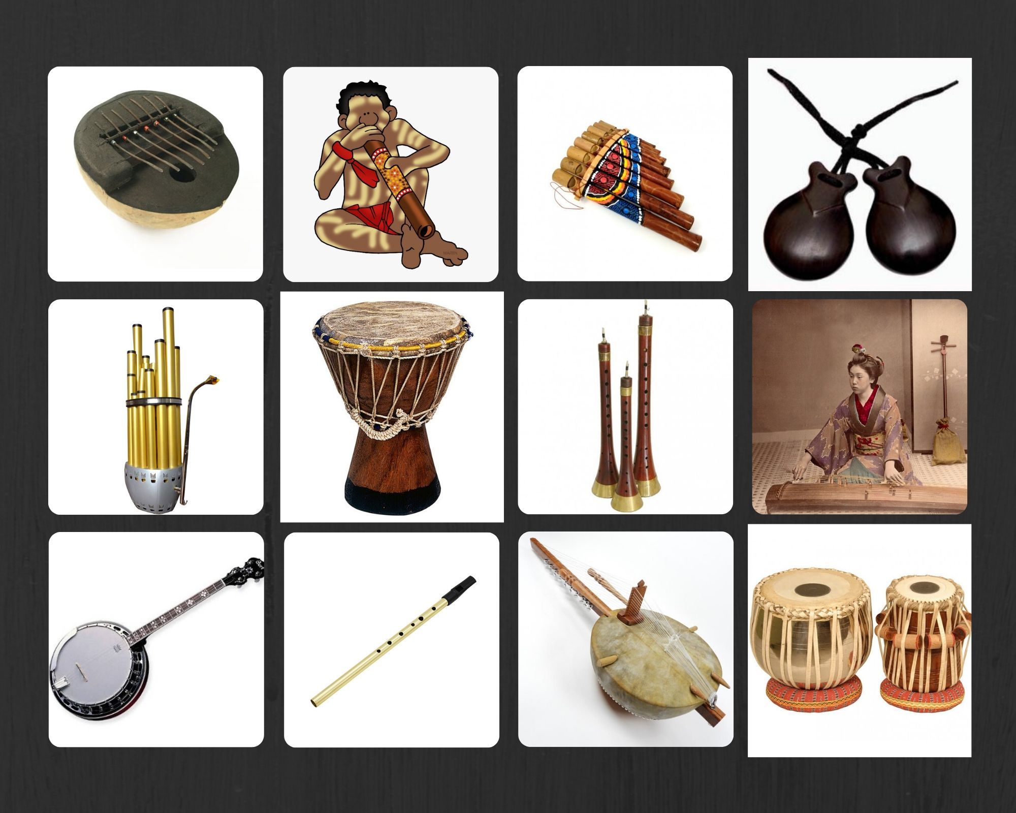 Instrumentos musicales del mundo | Genially