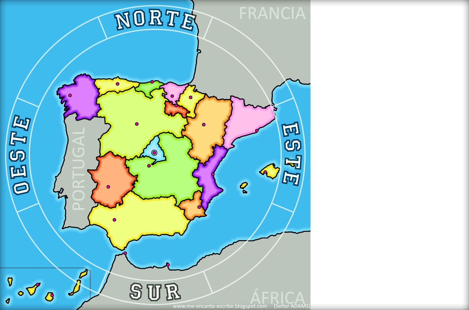 España: Comunidades y capitales | Genially