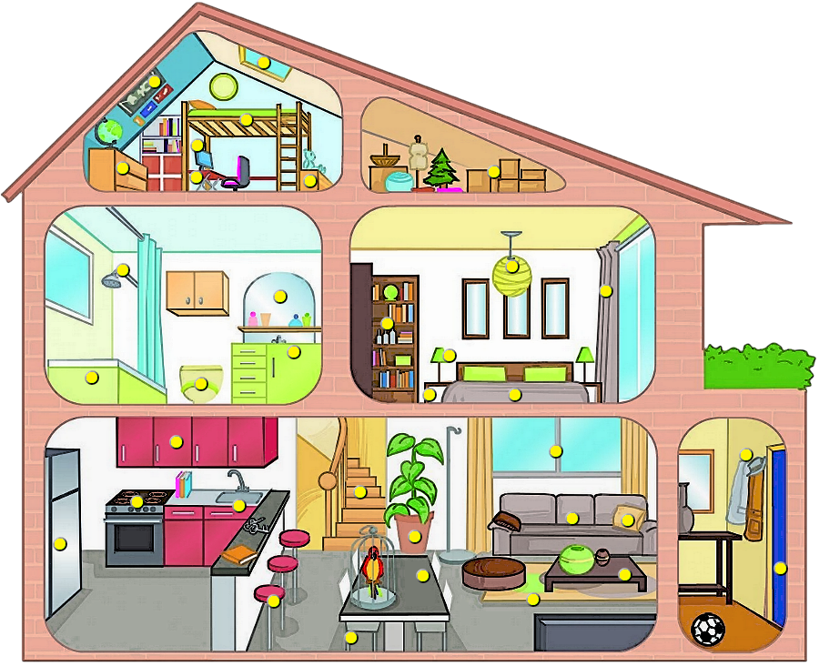 La casa - vocabulario | Genially