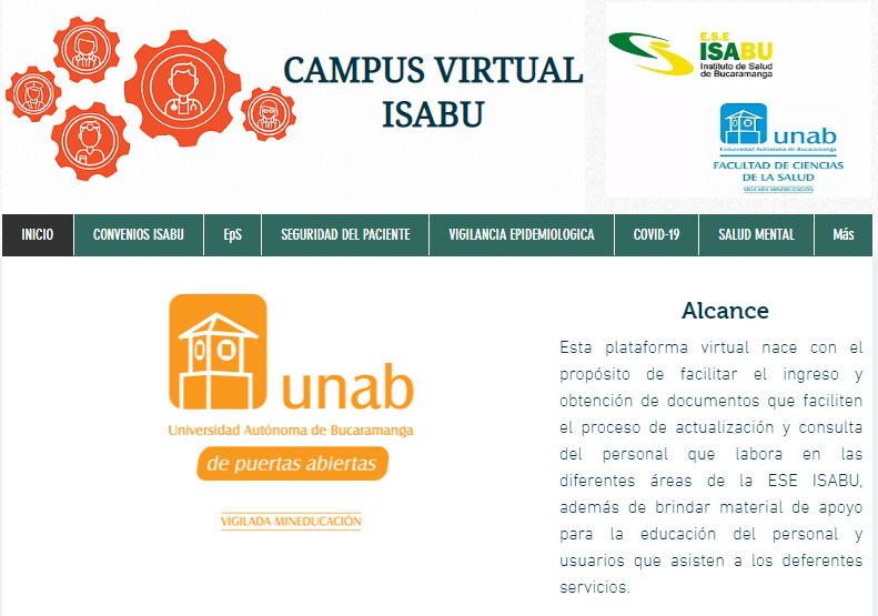 Página Campus Virtual ISABU | Genially
