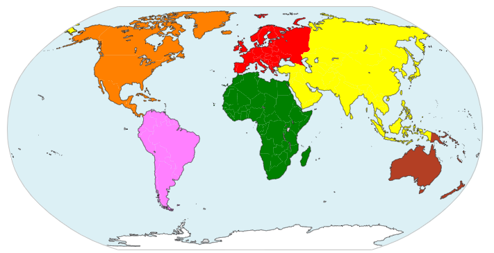 Kontynenty 1 e | Genially