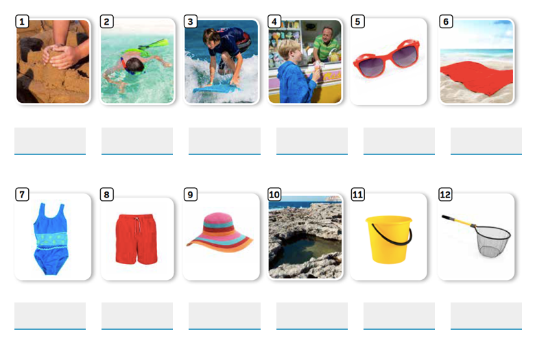 SUMMER VOCABULARY | Genially