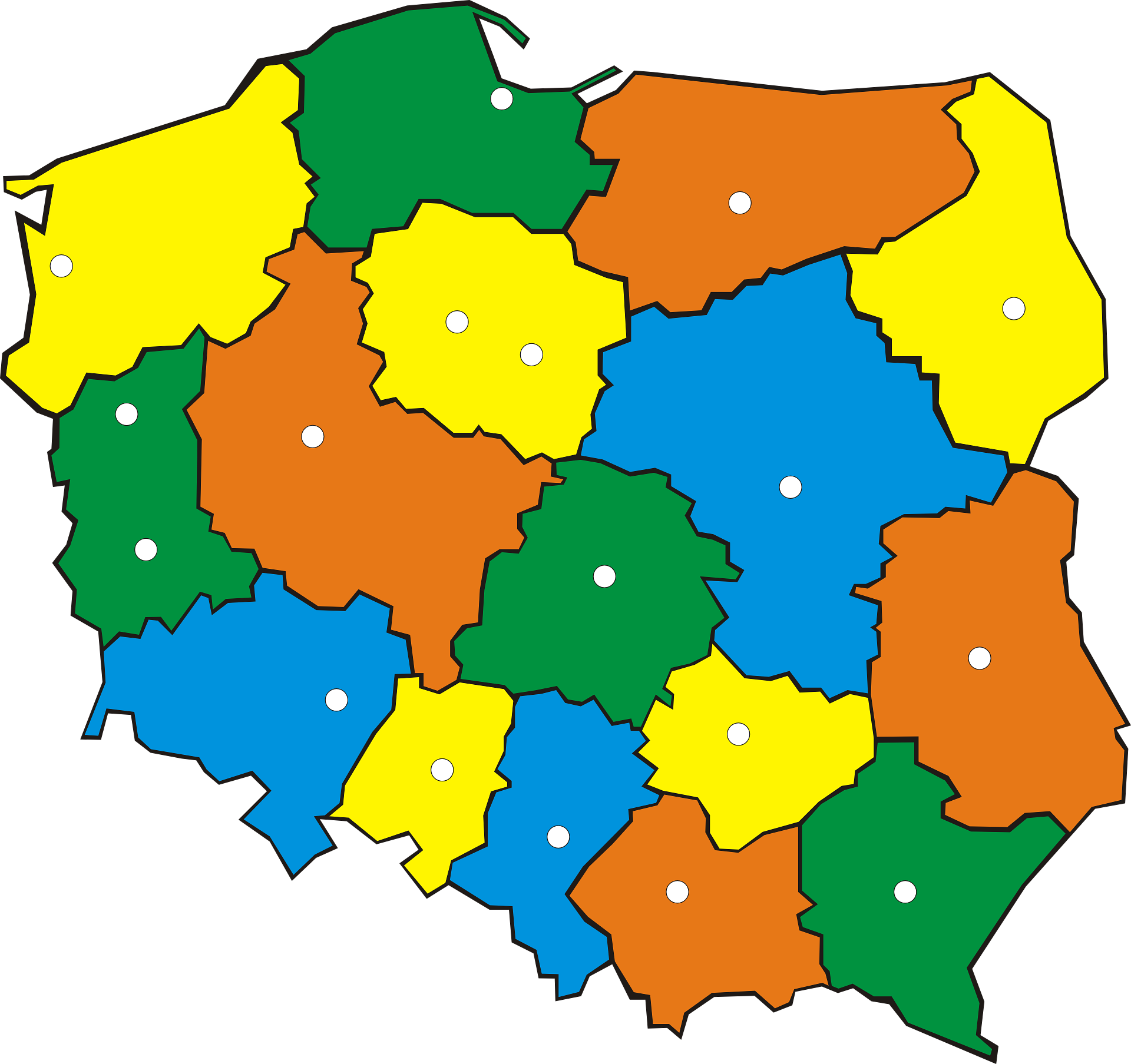 Mapa Polski | Genially