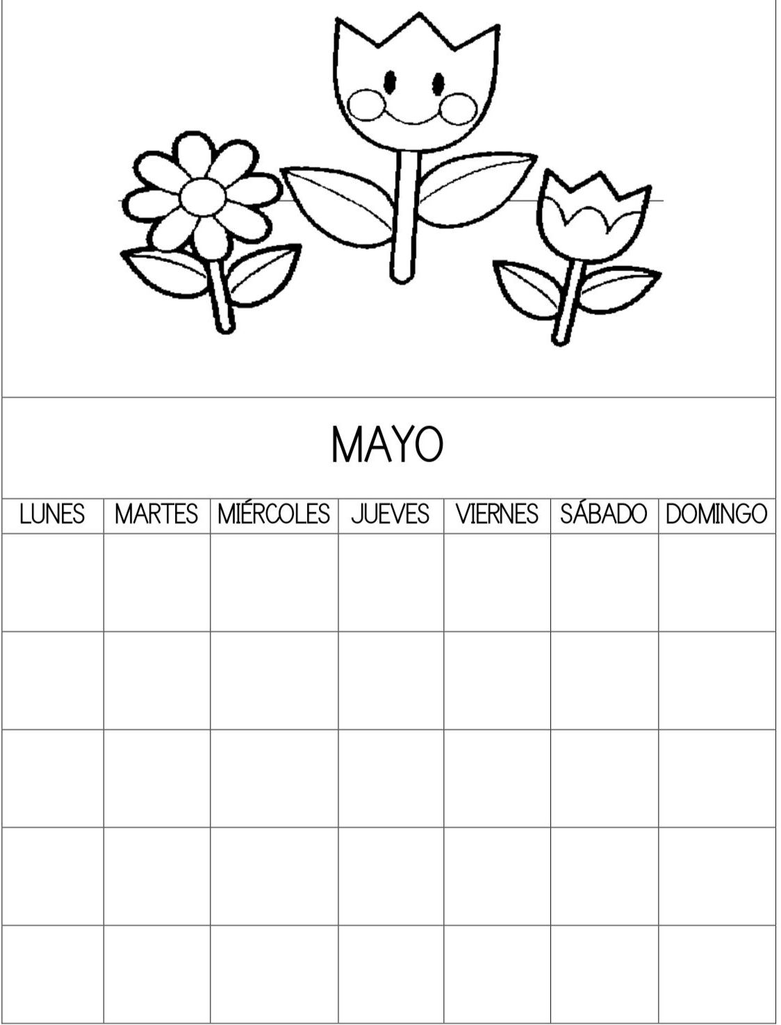 Calendario escolar mes de mayo | Genially